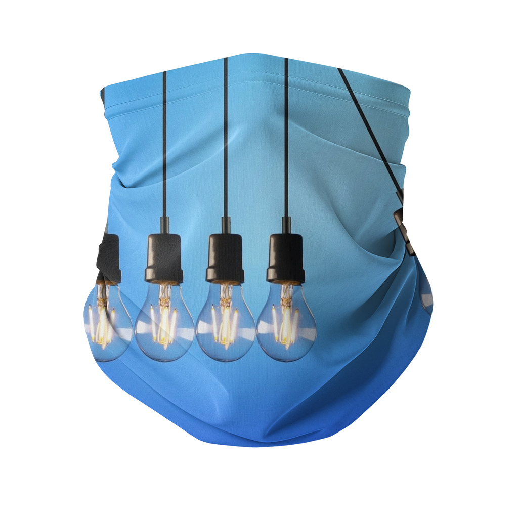 Light Bulbs Sublimation Neck Gaiter
